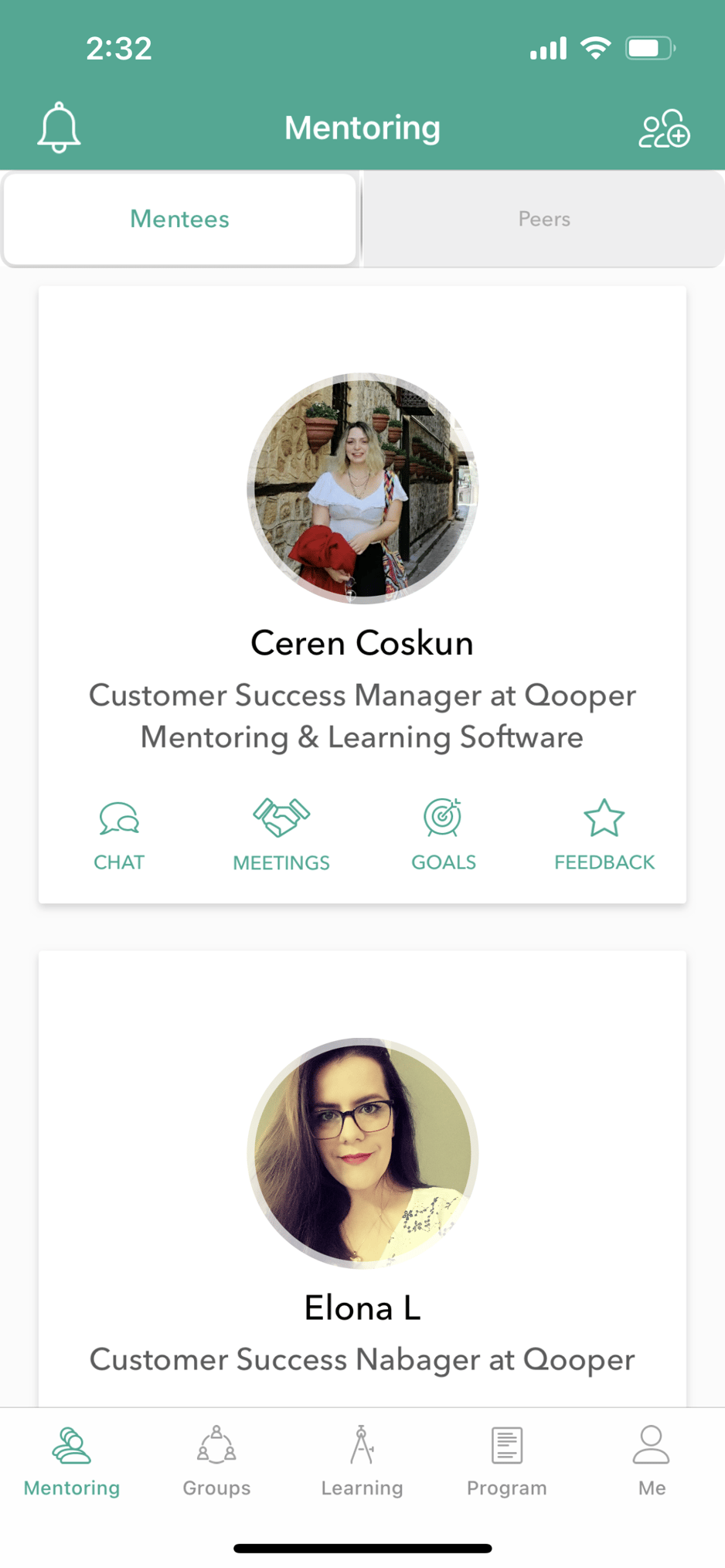 How do I create a new meeting in the mobile app?