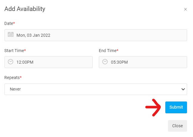 How to set your calendar availability | HBA