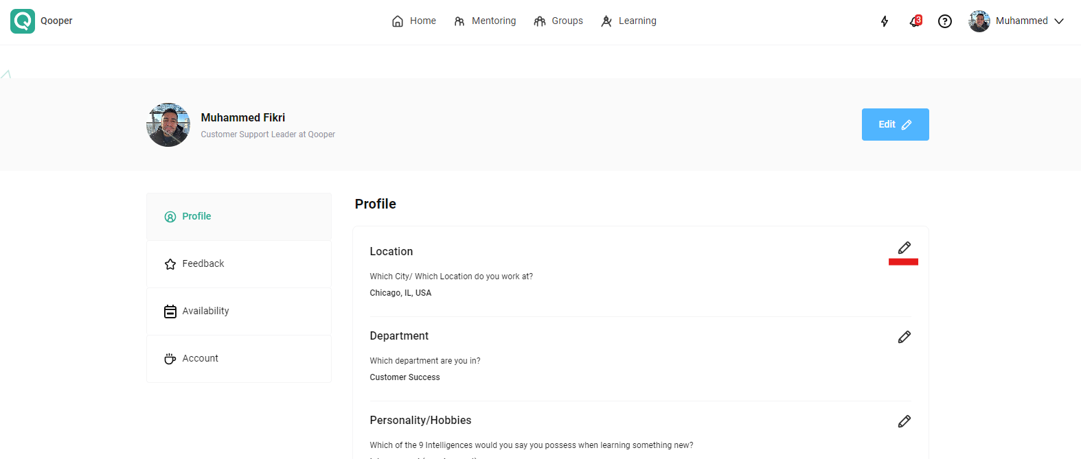 How to Update Your Profile and Edit Answered Form Questions