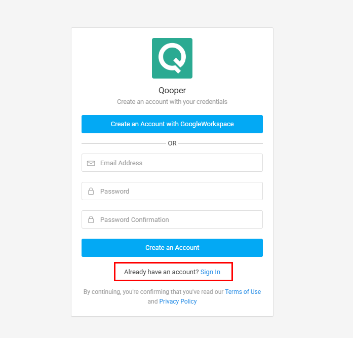 How to sign in to a new program using the deep link?