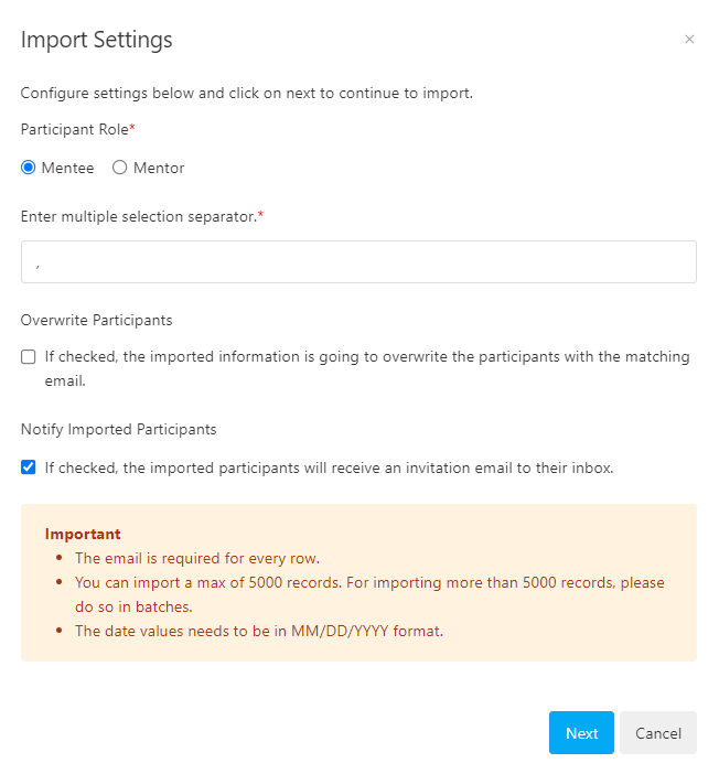How Can Admins Import Users Into Their Program?